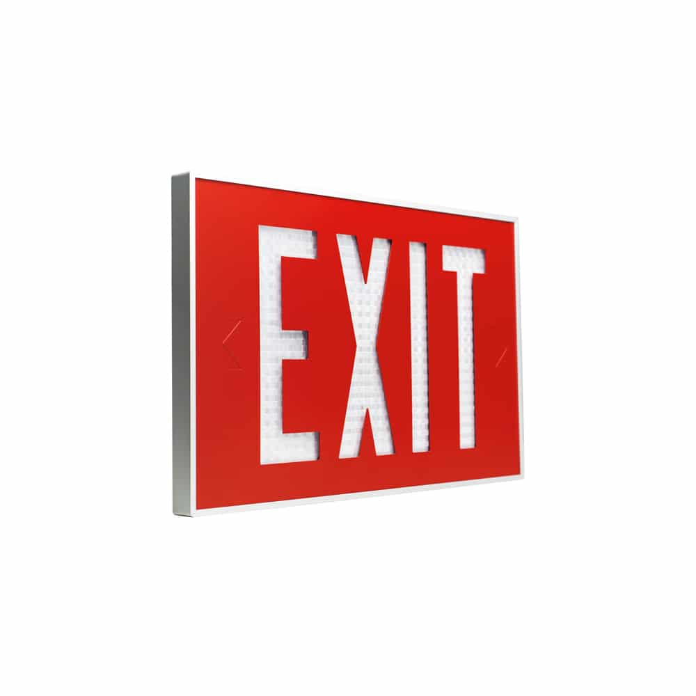 Tamper-Proof, Self-Luminous Exit Sign with a Thin Profile | 880