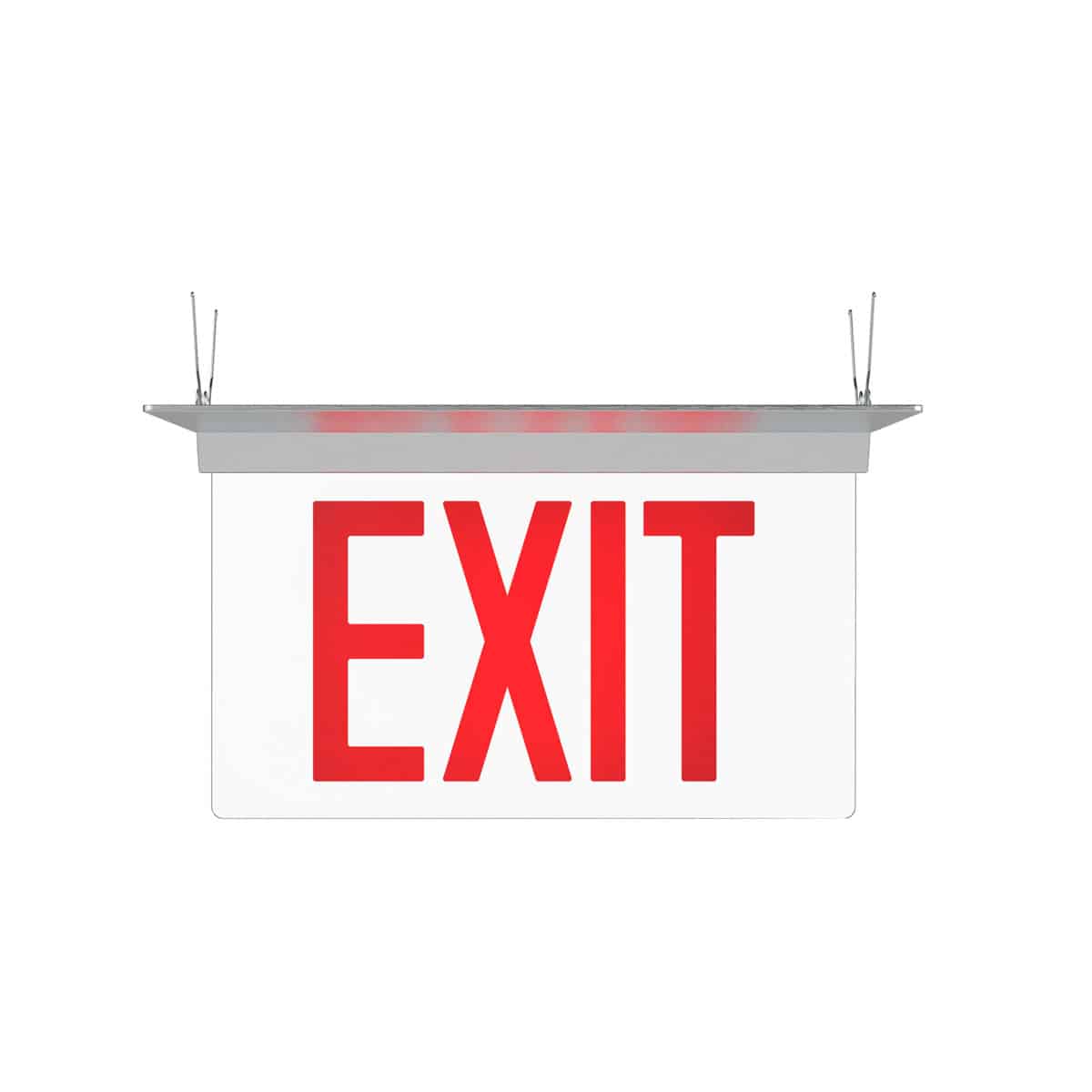 Edge Lit Exit Sign | Custom Legends and Graphics | Isolite
