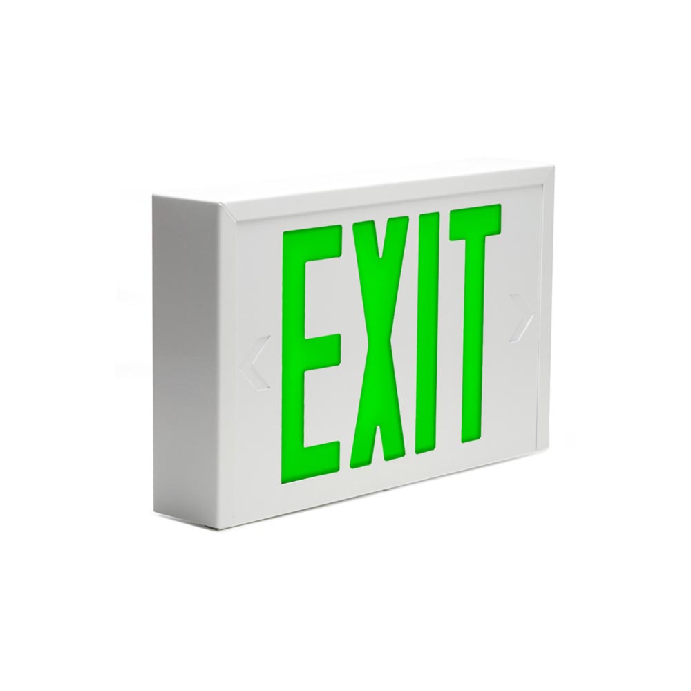 Contemporary Style, Steel LED Exit Sign | LP